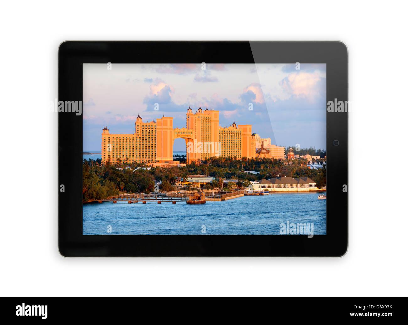 iPad screen showing photo Stock Photo - Alamy