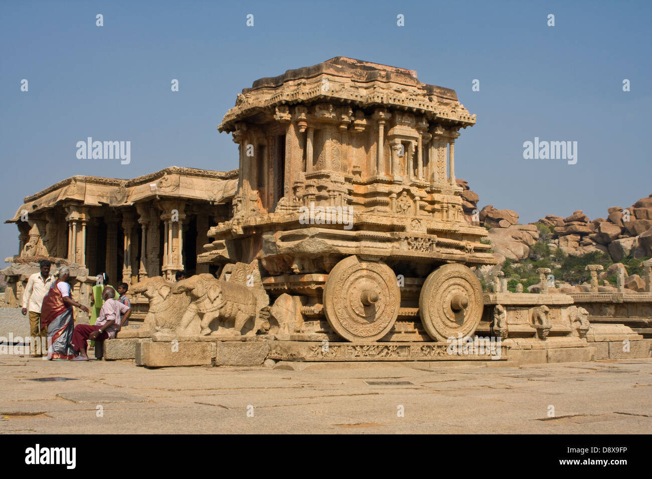 Hampi ratha vitthala temple hi-res stock photography and images - Alamy