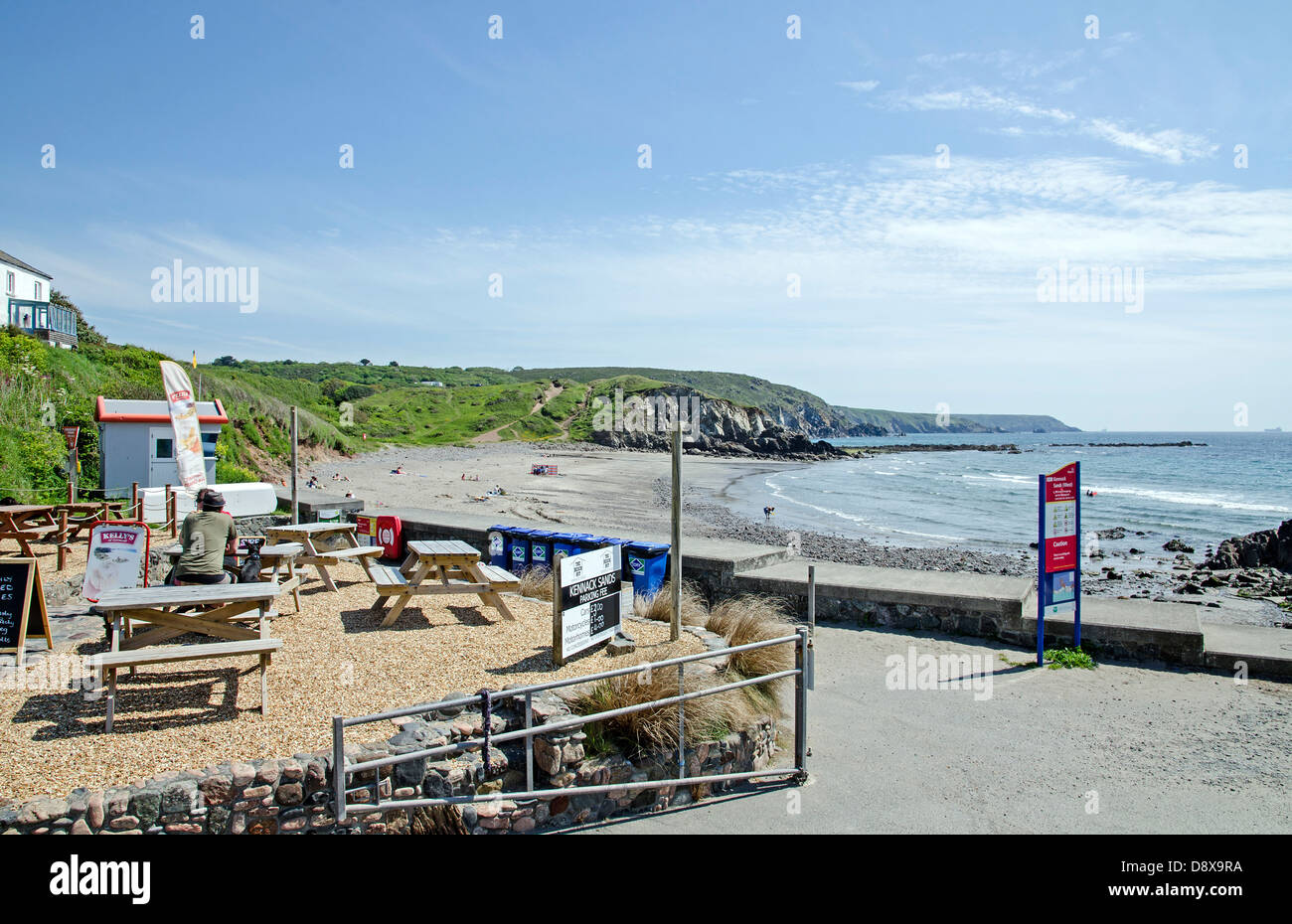 Kennack sands on the Lizard Peninsular in Cornwall, England, UK Stock ...