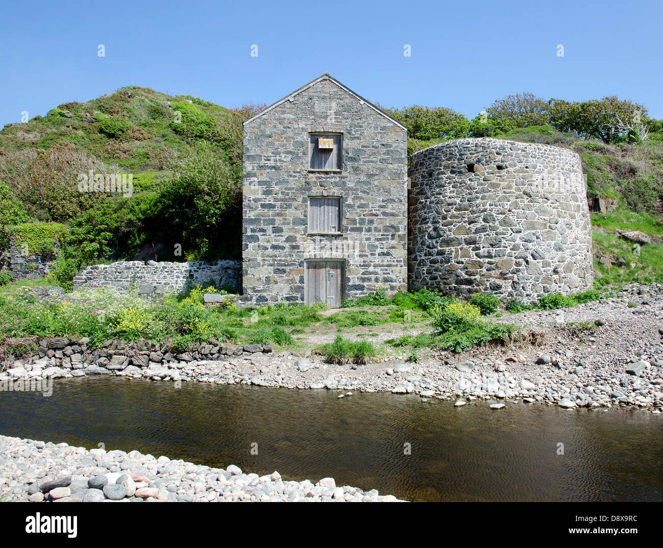 The old " Lizard Serpentine " factory at Poltesco near Kennack sand on ...