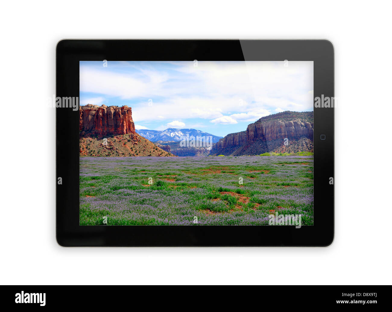 iPad screen showing photo Stock Photo - Alamy