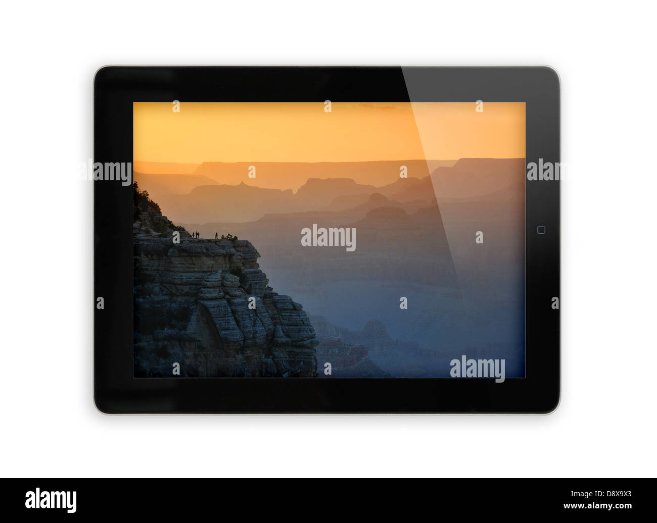 iPad screen showing photo Stock Photo - Alamy