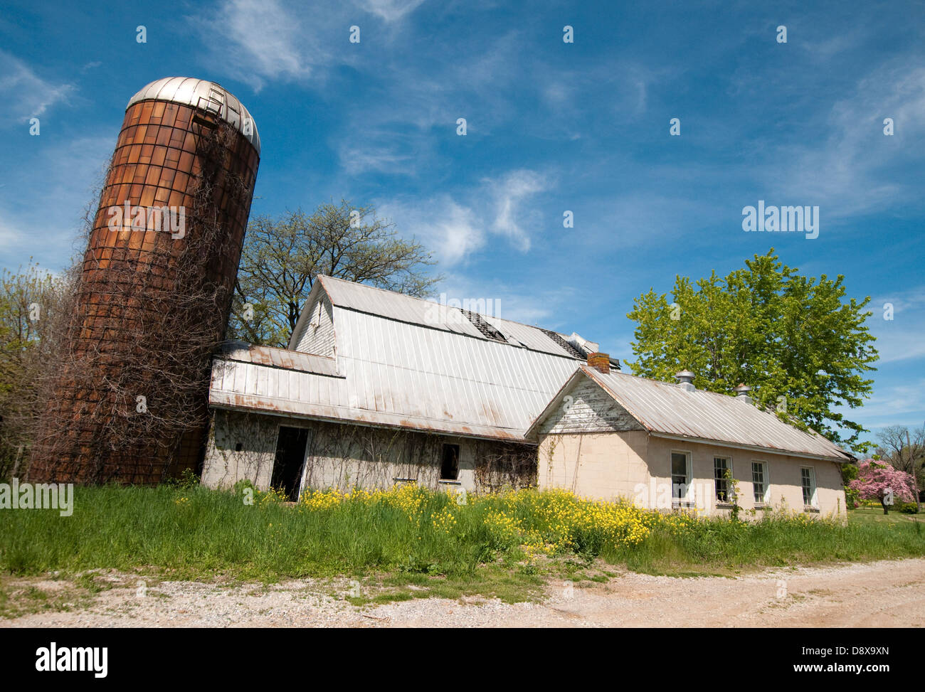 Spring on a farm in rural Carroll County, Maryland USA Stock Photo - Alamy