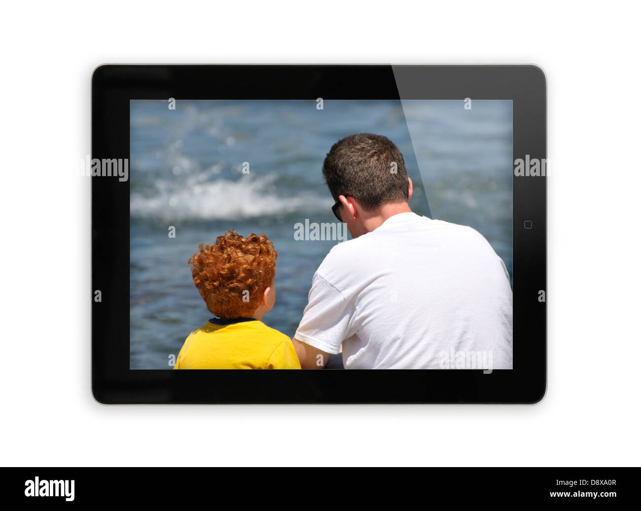 iPad screen showing photo Stock Photo - Alamy