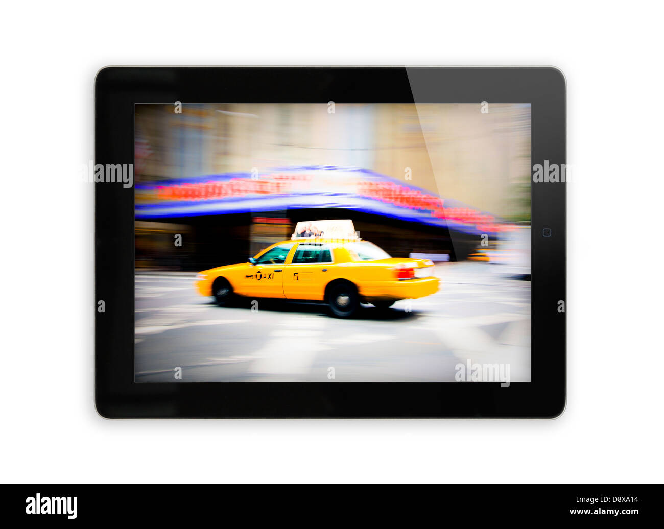 iPad screen showing photo Stock Photo - Alamy