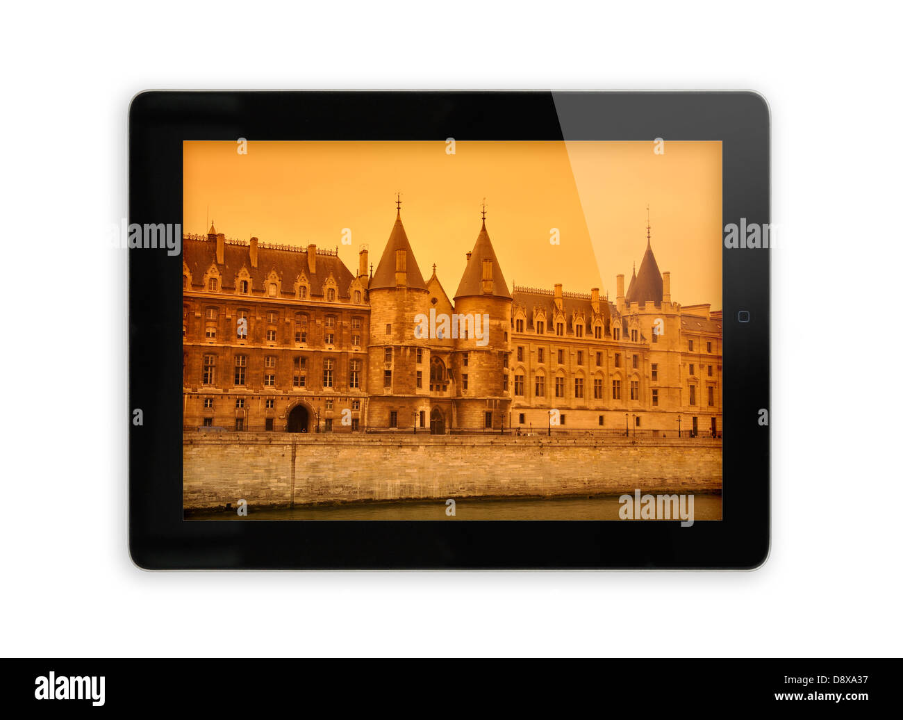 iPad screen showing photo Stock Photo - Alamy