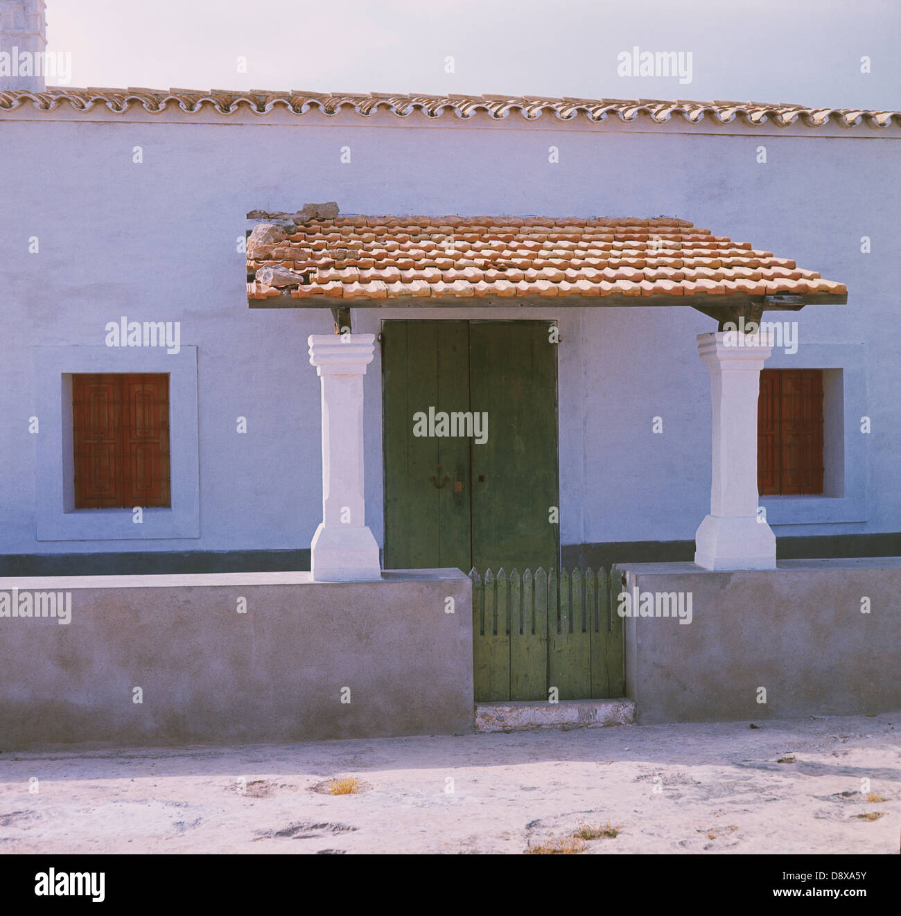 The entrance to a house, Spain Stock Photo - Alamy