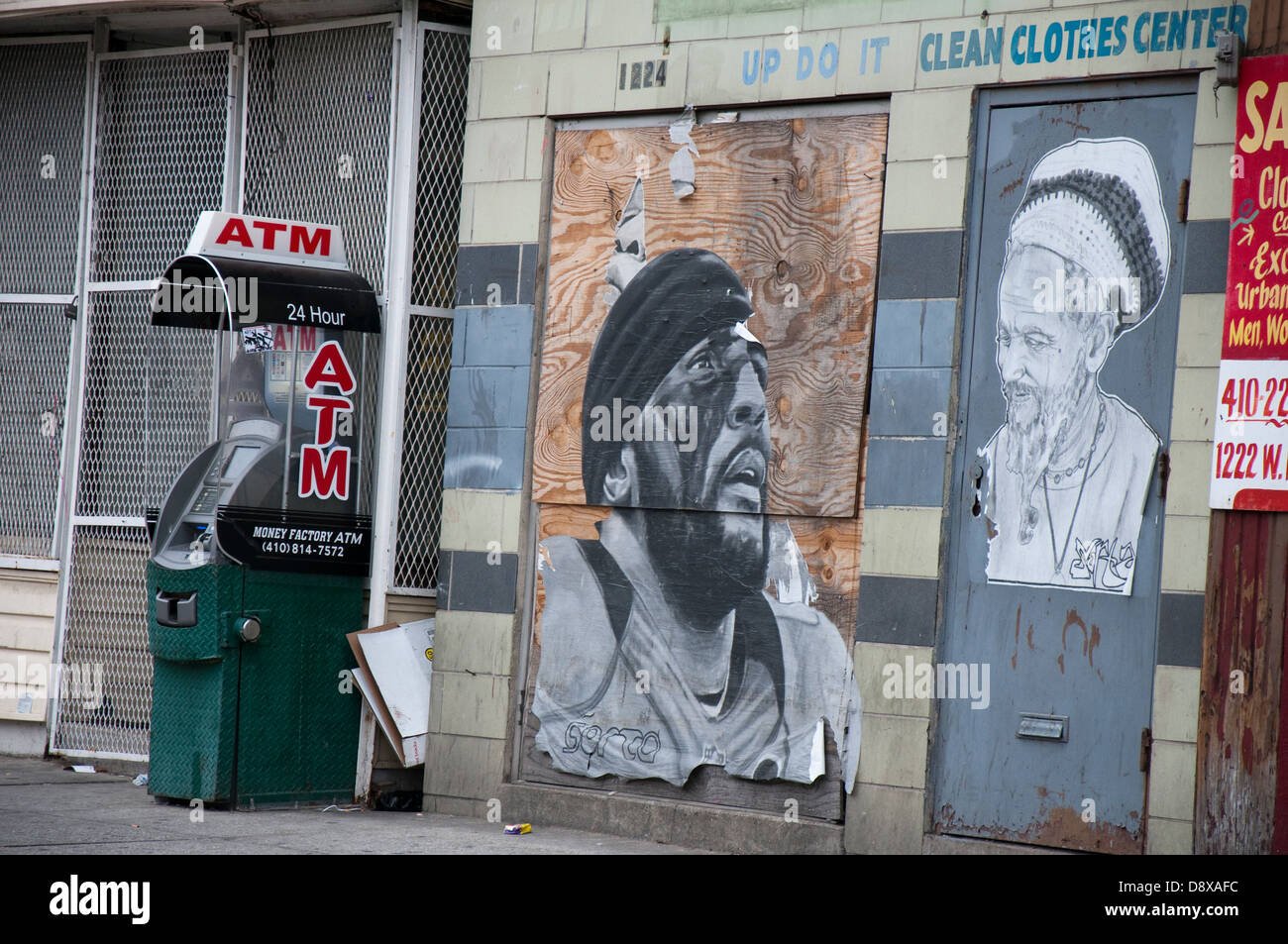 Baltimore neighborhood poverty hi-res stock photography and images - Alamy