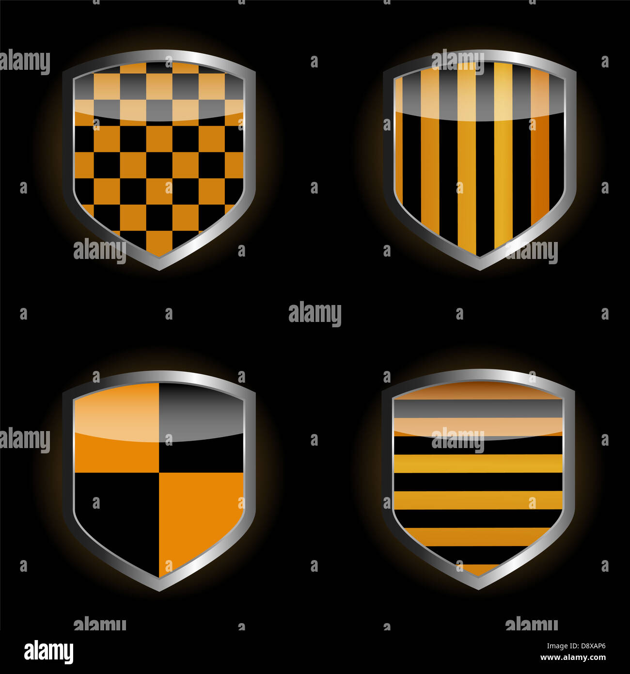 Protect shield vector illustration Stock Photo - Alamy