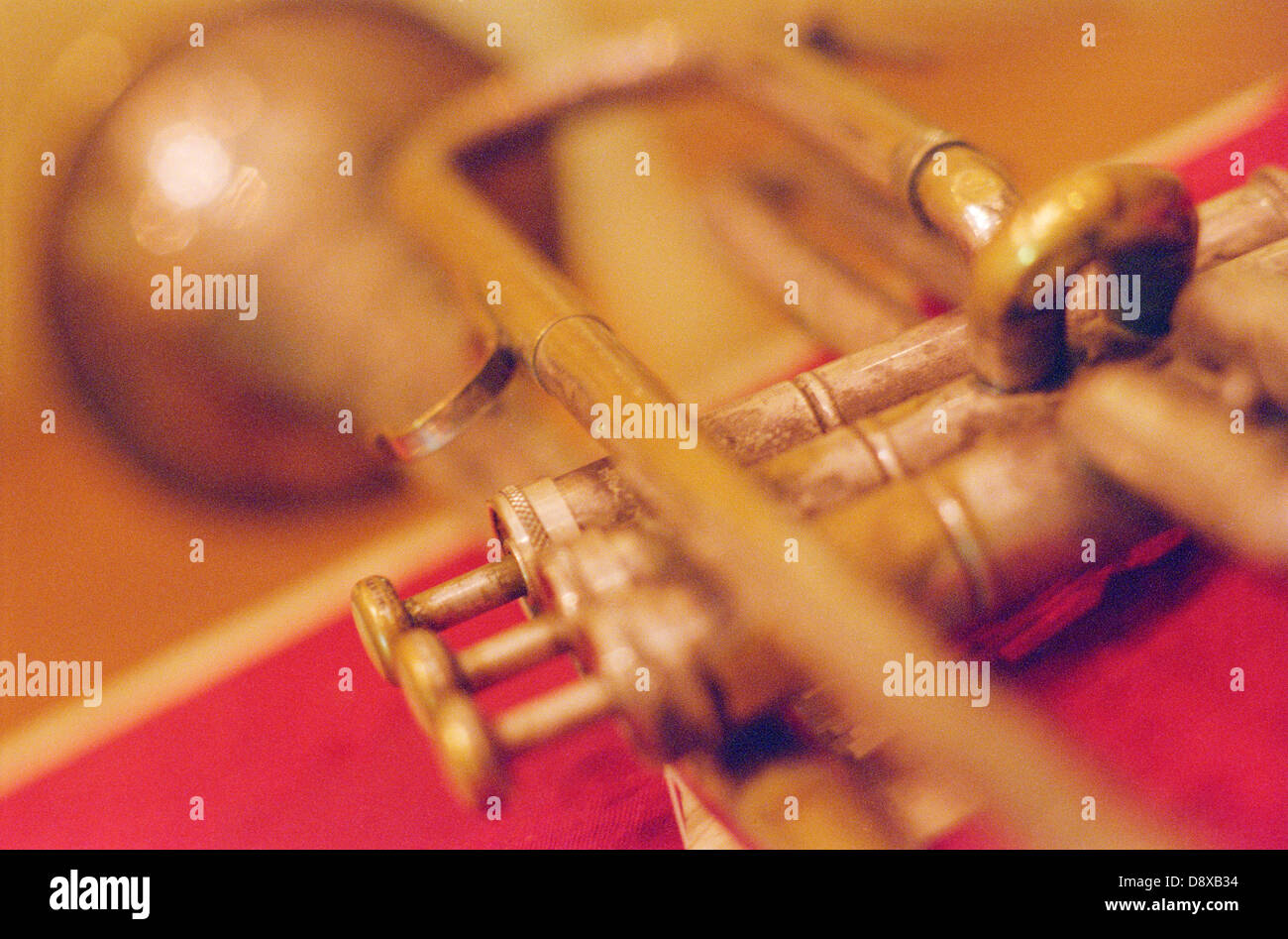 A trumpet, close-up Stock Photo - Alamy