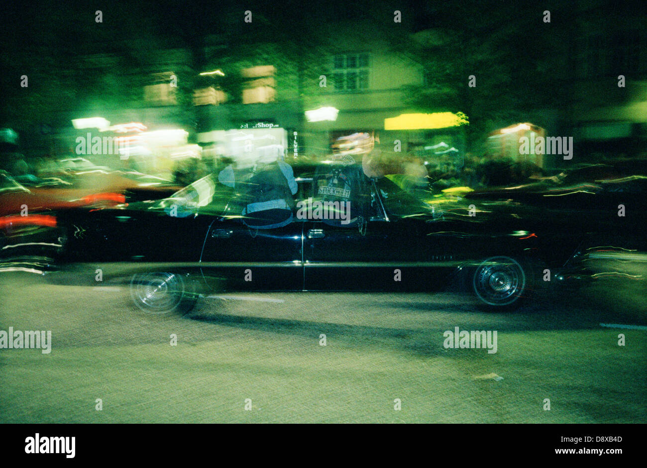 Driving at night window hi-res stock photography and images - Alamy