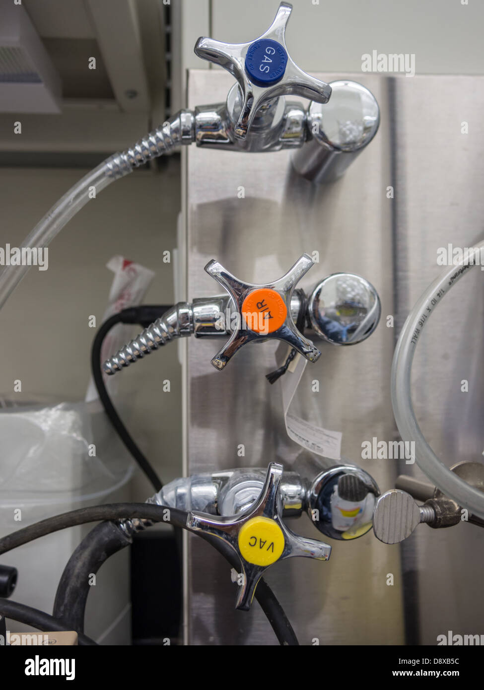 three valves in laboratory Stock Photo - Alamy