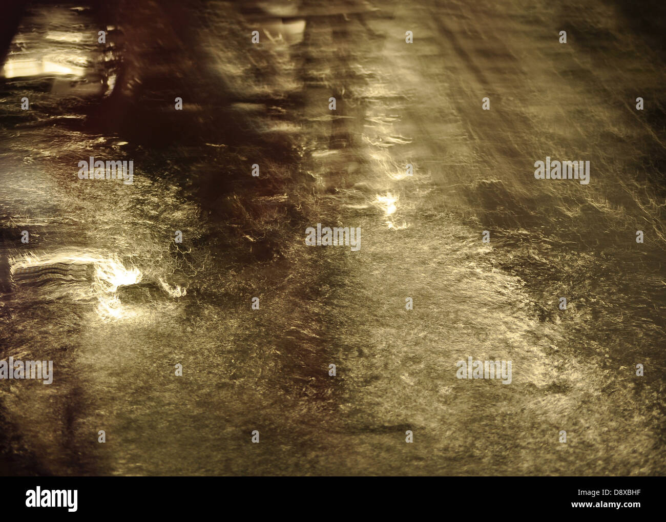Wet street in light background Stock Photo - Alamy