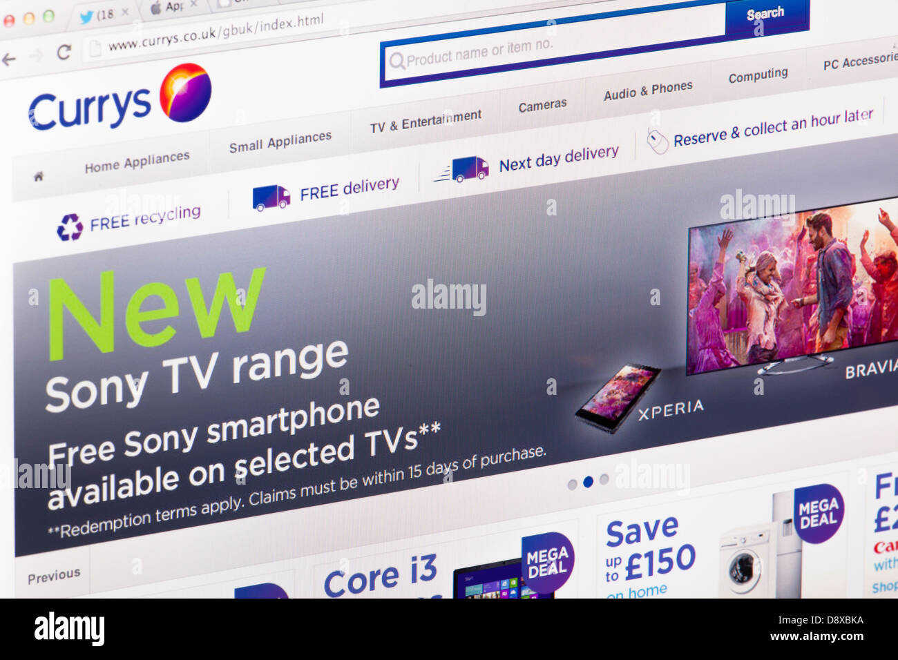 Currys electrical hi-res stock photography and images - Alamy