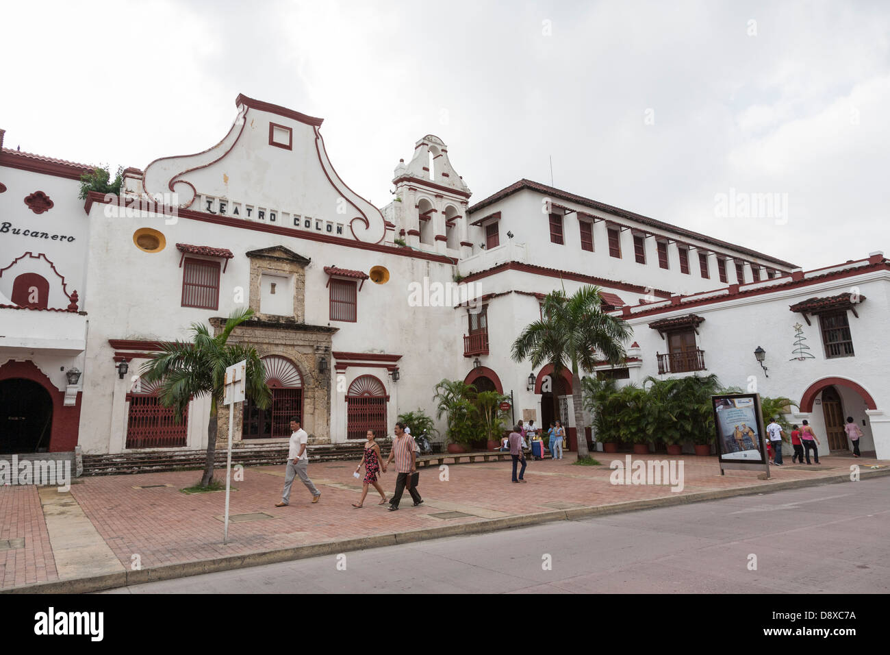 Teatro Colon, Cartagena, Colombia Stock Photo - Alamy
