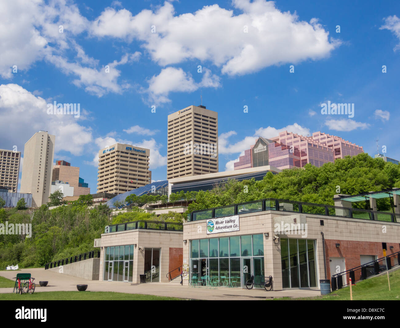 downtown Edmonton and shaw conference centre Stock Photo - Alamy