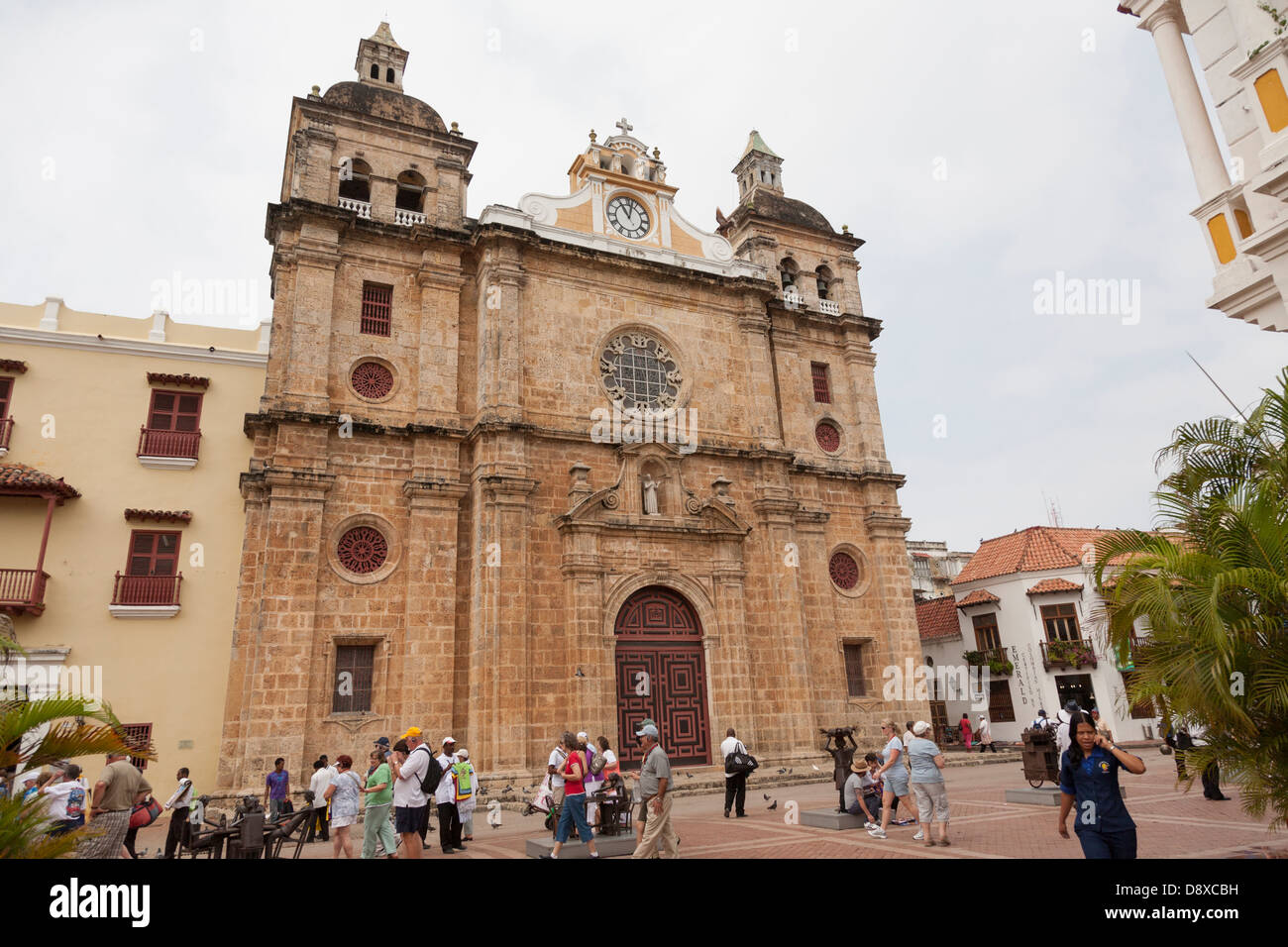 Church of San Pedro Claver and Monastery, Cartagena, Colombia Stock ...
