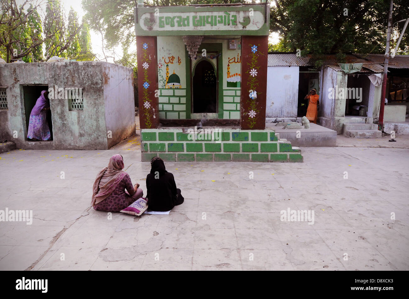 Afro-Indians, called Sidis, living on the west coast of India Stock ...