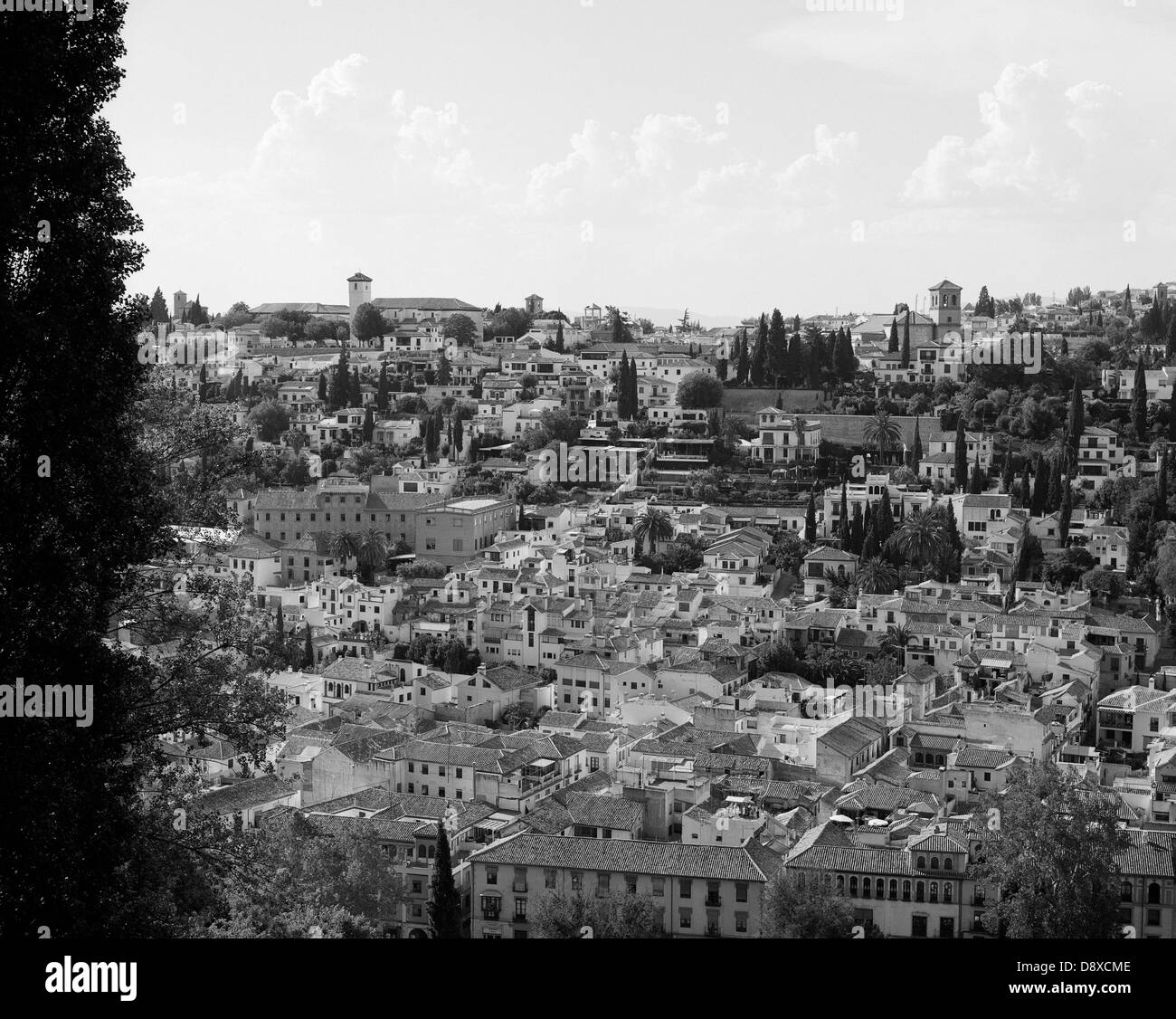 Slope settlement view Black and White Stock Photos & Images - Alamy