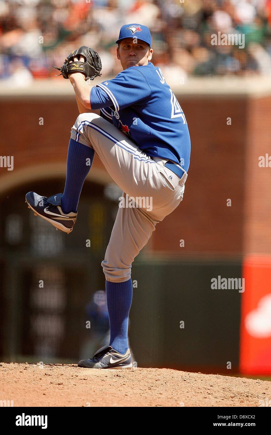 San Francisco, California, USA. 5th June 2013. Toronto pitcher Casey ...