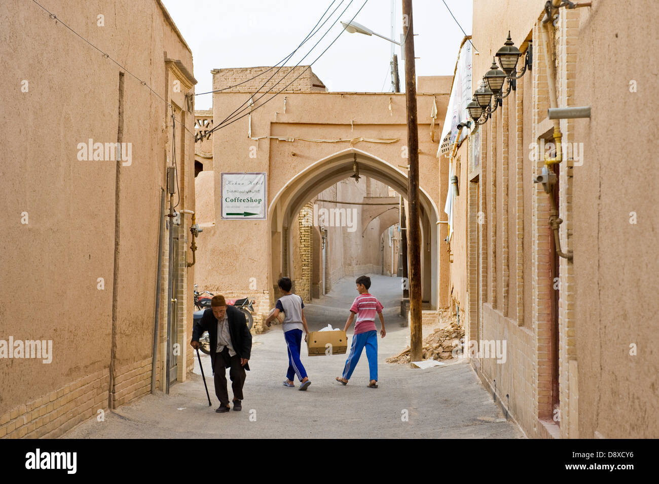 Iran, Yazd, old town Stock Photo - Alamy