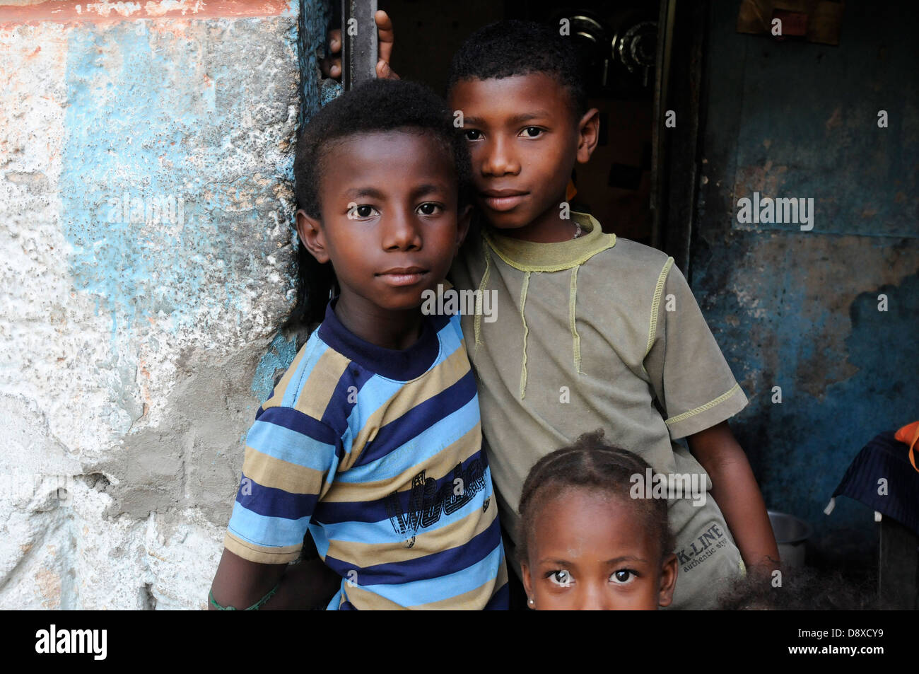 Afro-Indians, called Sidis, living on the west coast of India Stock ...