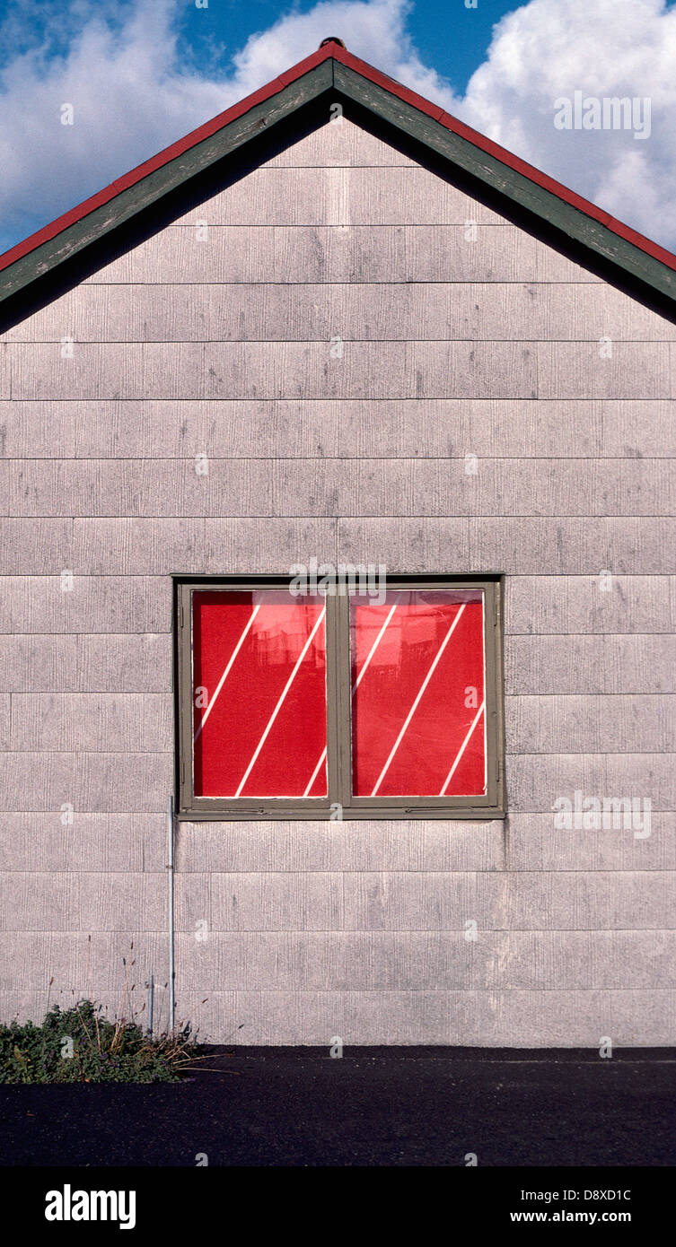 A Closed Window on a House Stock Photo - Alamy