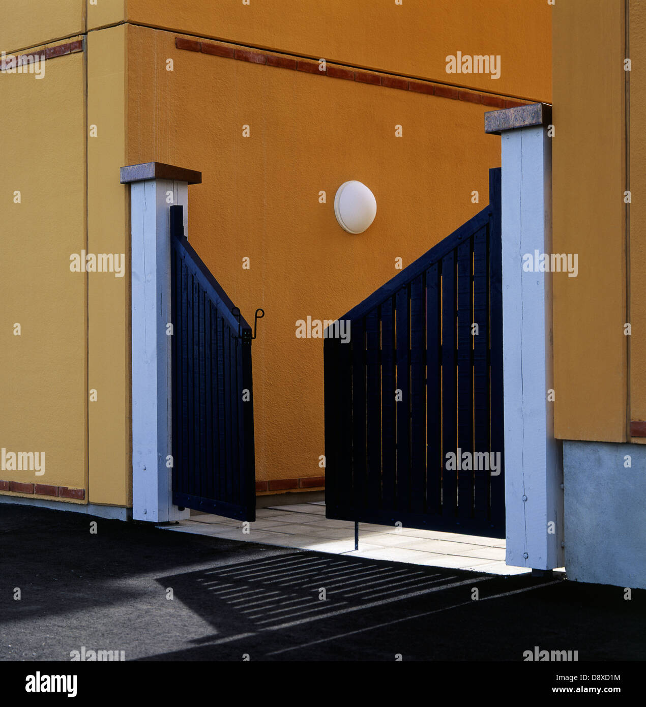 A Slightly Opened Gate Stock Photo - Alamy