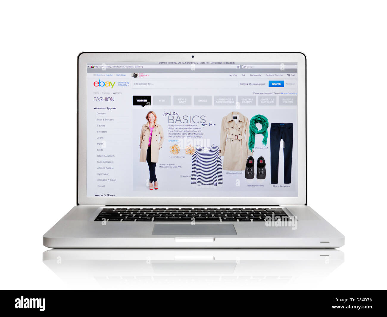 eBay online shopping website on laptop screen Stock Photo - Alamy