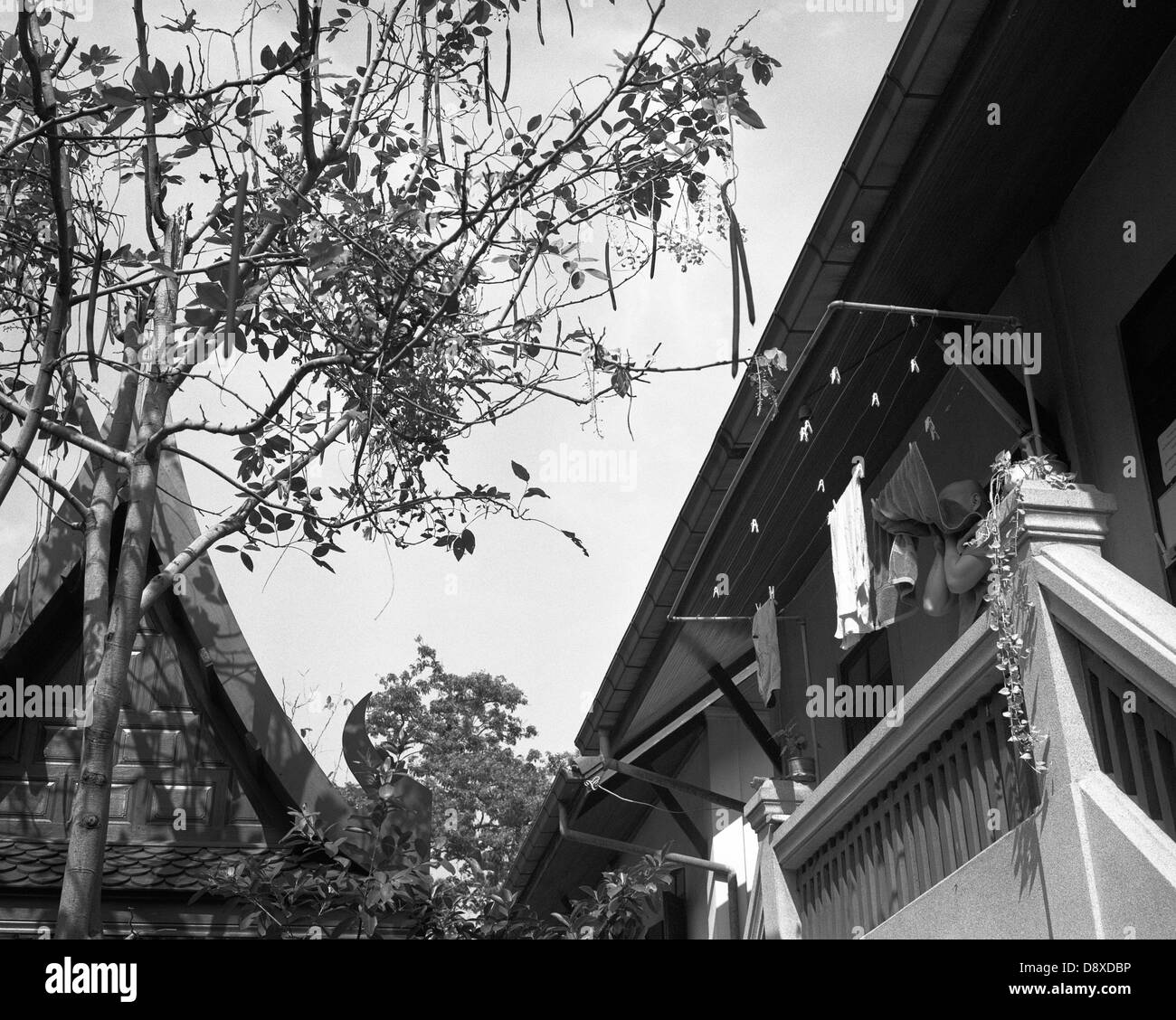 Clothes asia Black and White Stock Photos & Images - Alamy