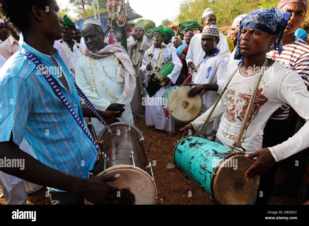 Afro-Indians, called Sidis, living on the west coast of India Stock ...