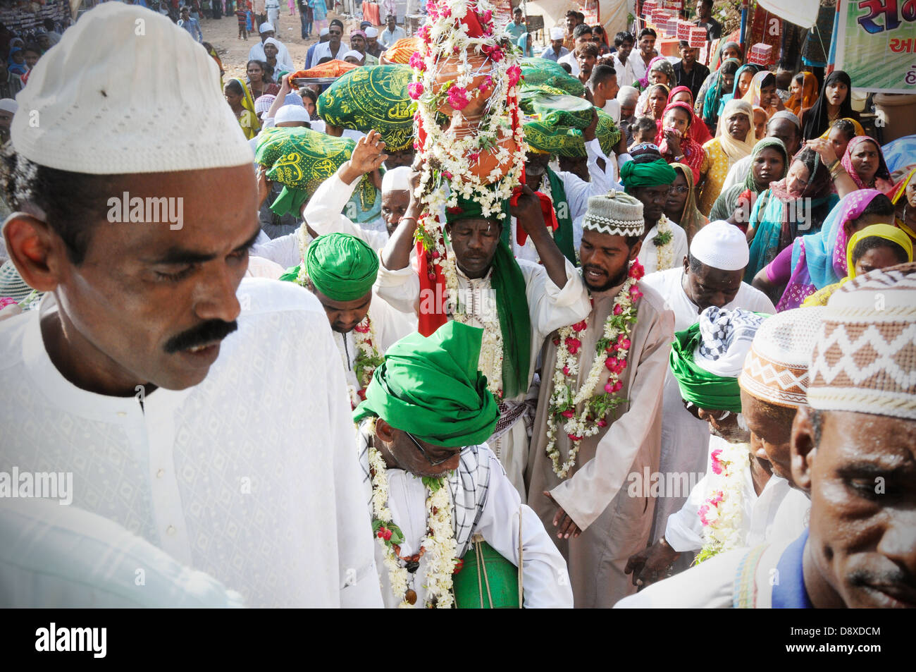 Afro-Indians, called Sidis, living on the west coast of India Stock ...