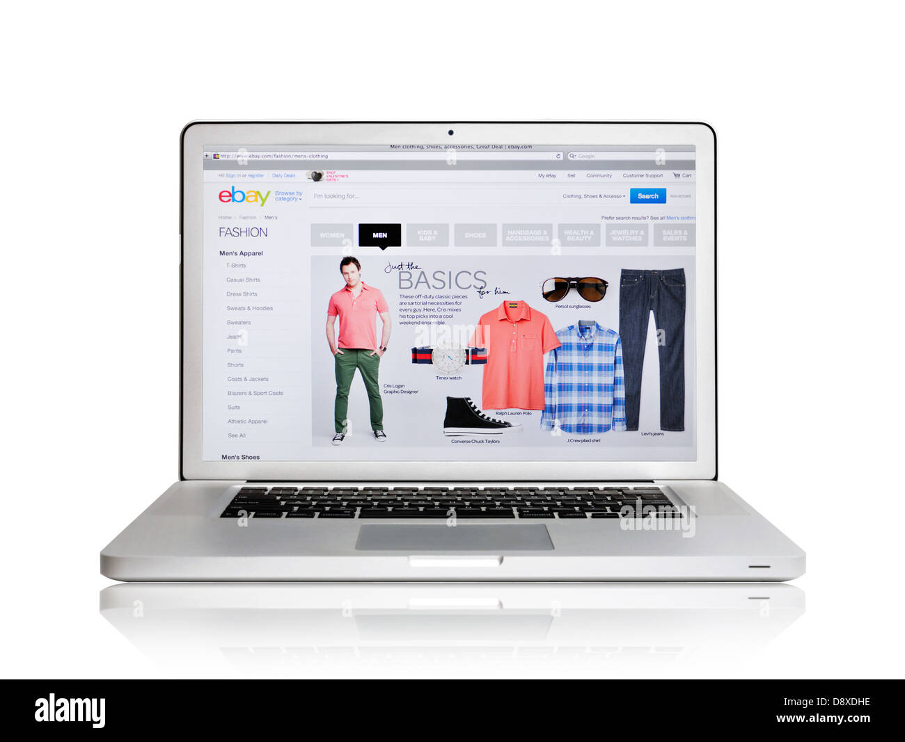 eBay online shopping website on laptop screen Stock Photo - Alamy