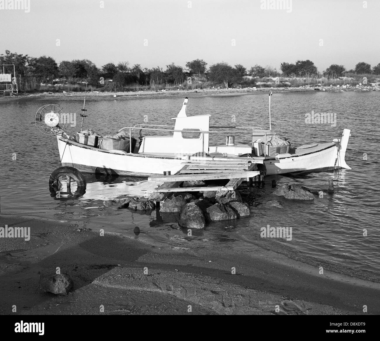 Moored for the day Black and White Stock Photos & Images - Alamy