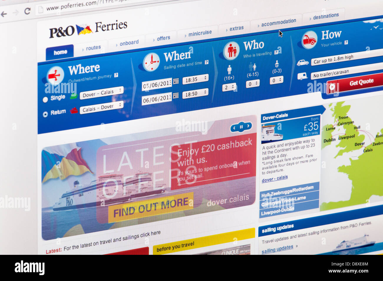 P o ferry hi-res stock photography and images - Alamy