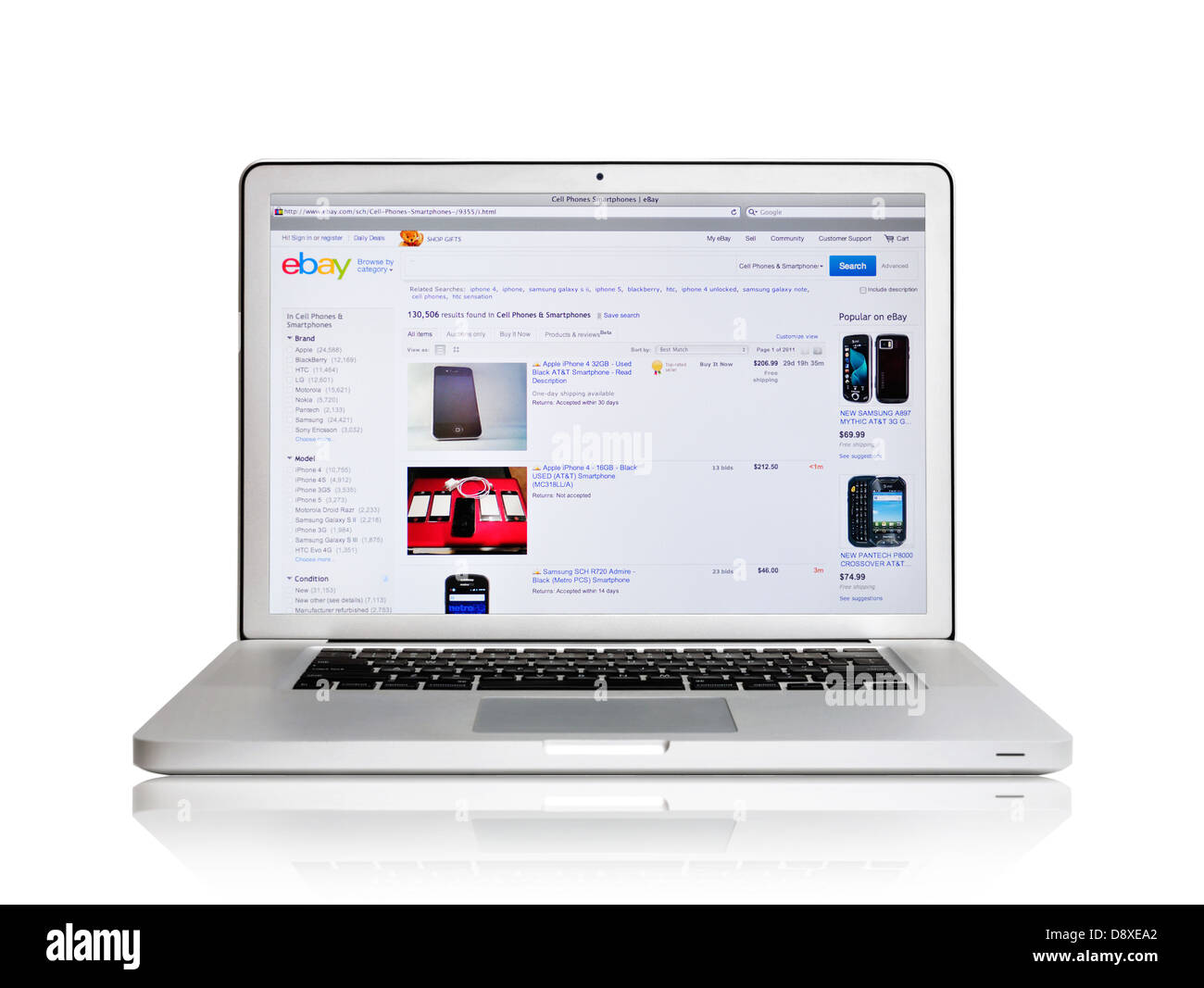 eBay online shopping website on laptop screen Stock Photo - Alamy