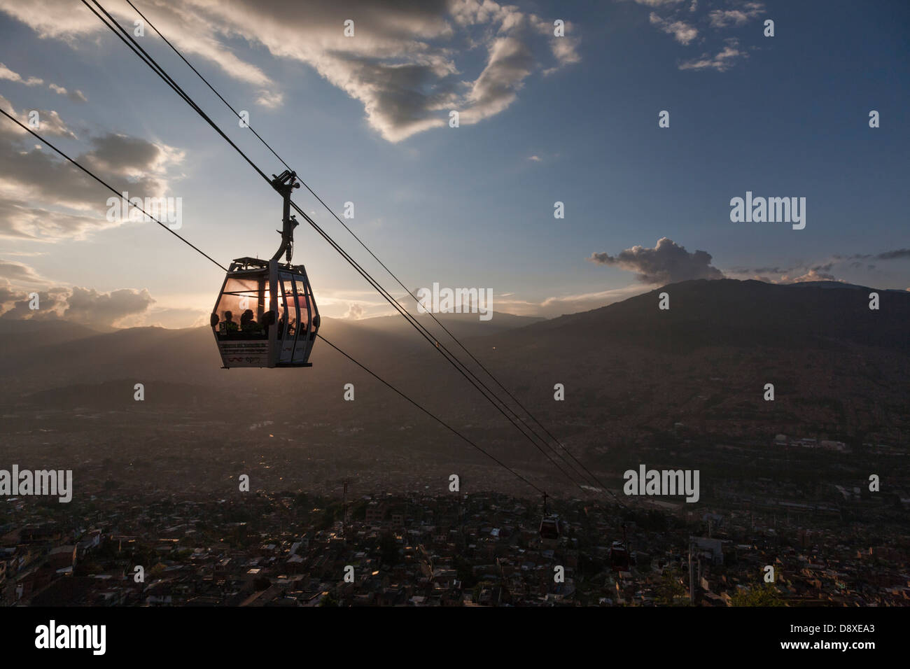 Medellin cable car hi-res stock photography and images - Alamy