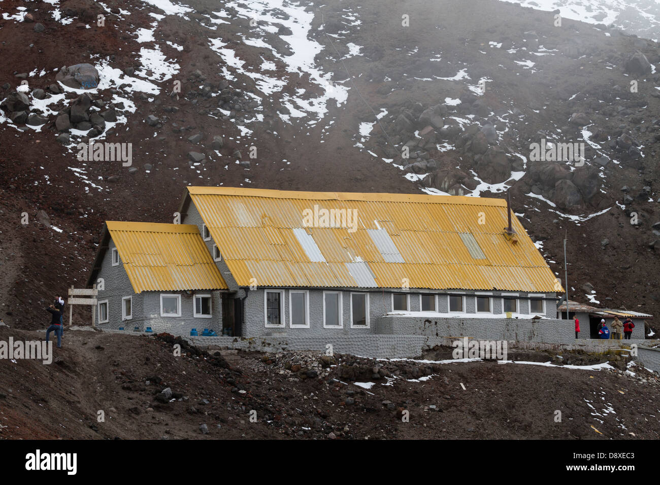 Jose Ribas Refuge at 4810 m Altitude, Cotopaxi Volcano, Cotopaxi ...