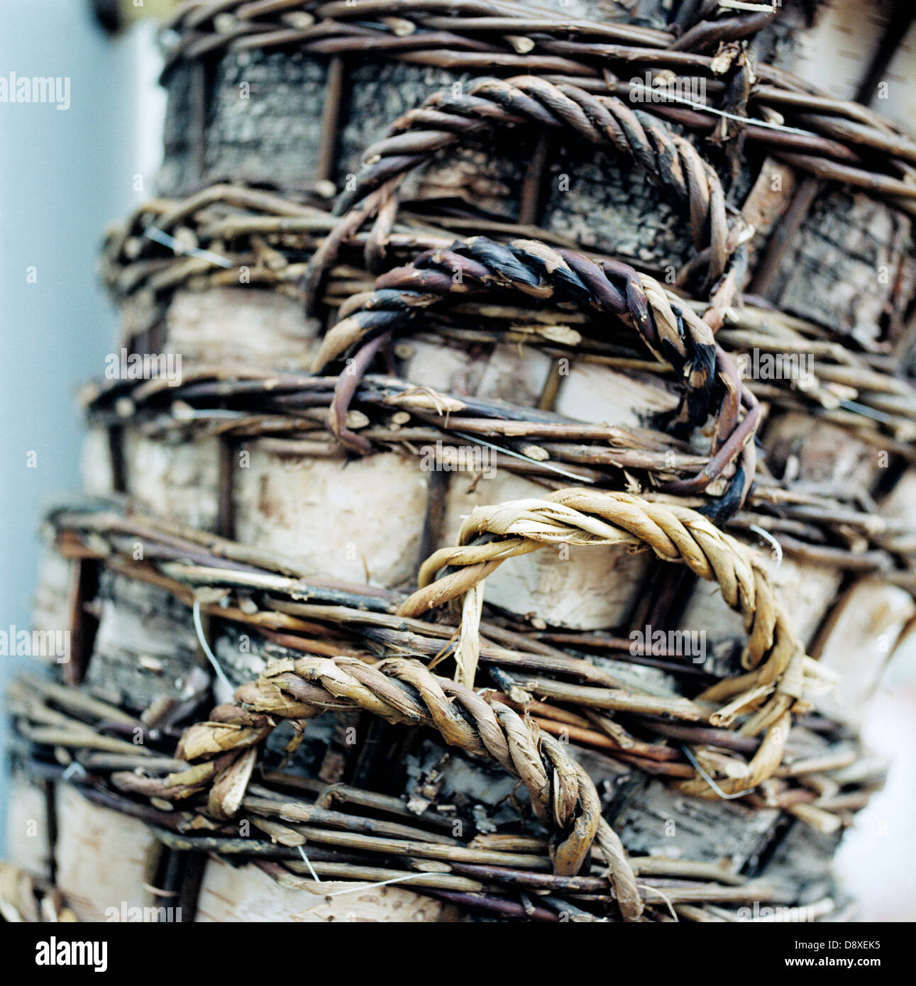 Baskets in a pile Stock Photo - Alamy