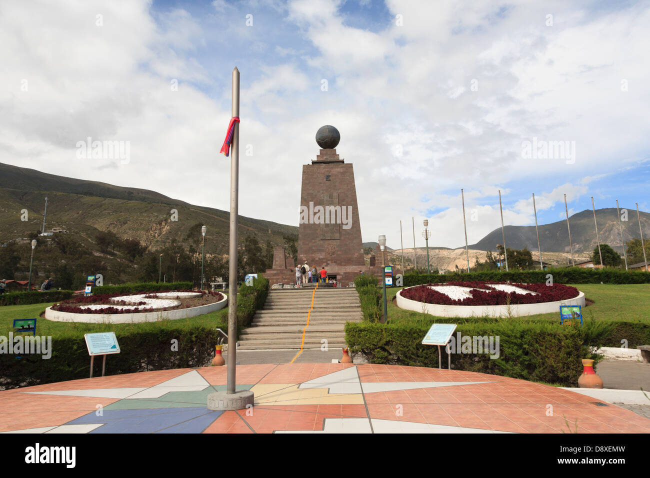 Mitad del Mundo, Monument, Marking the Equatorial Line, Near Quito ...