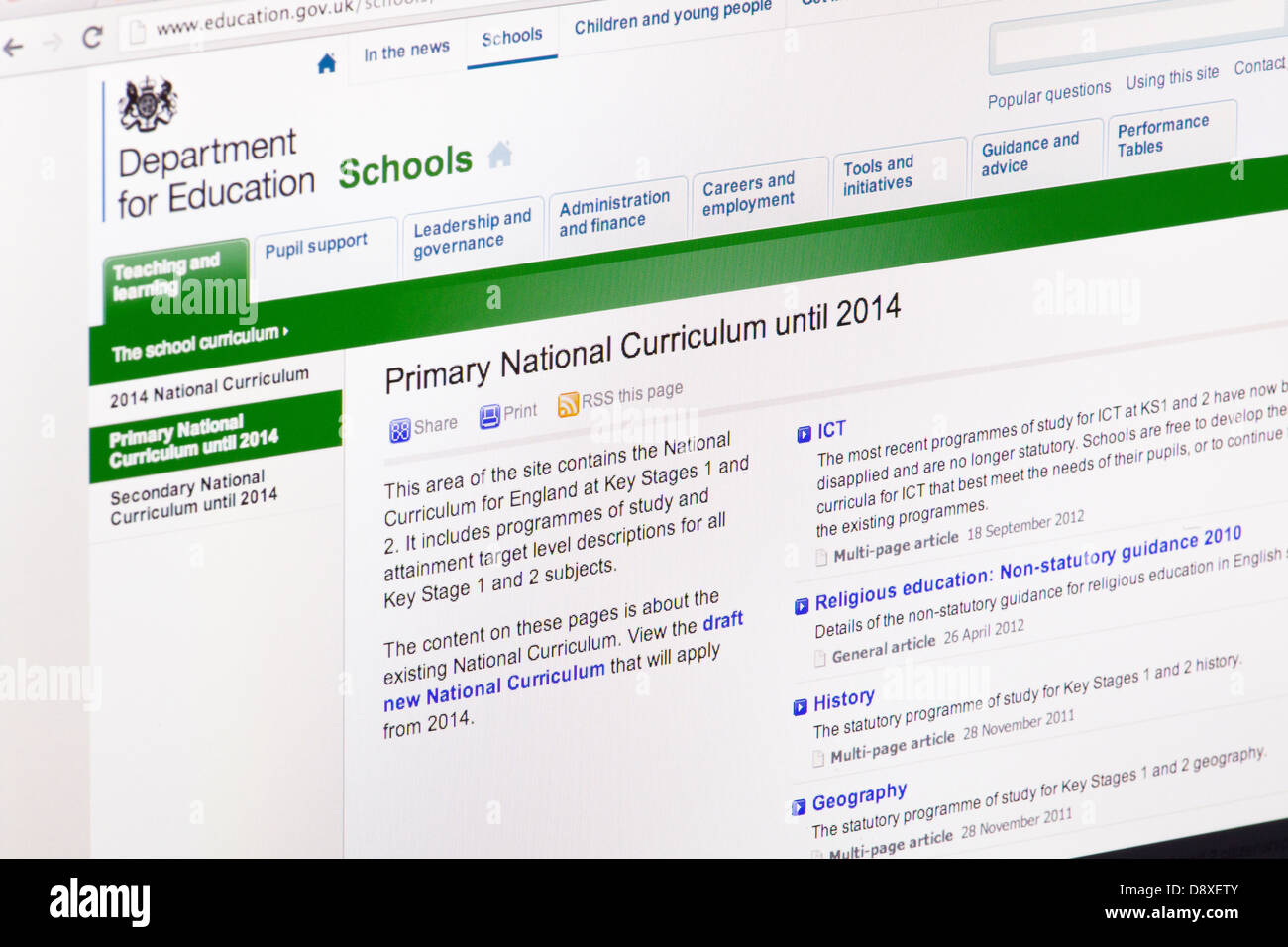 Department of education hi-res stock photography and images - Alamy