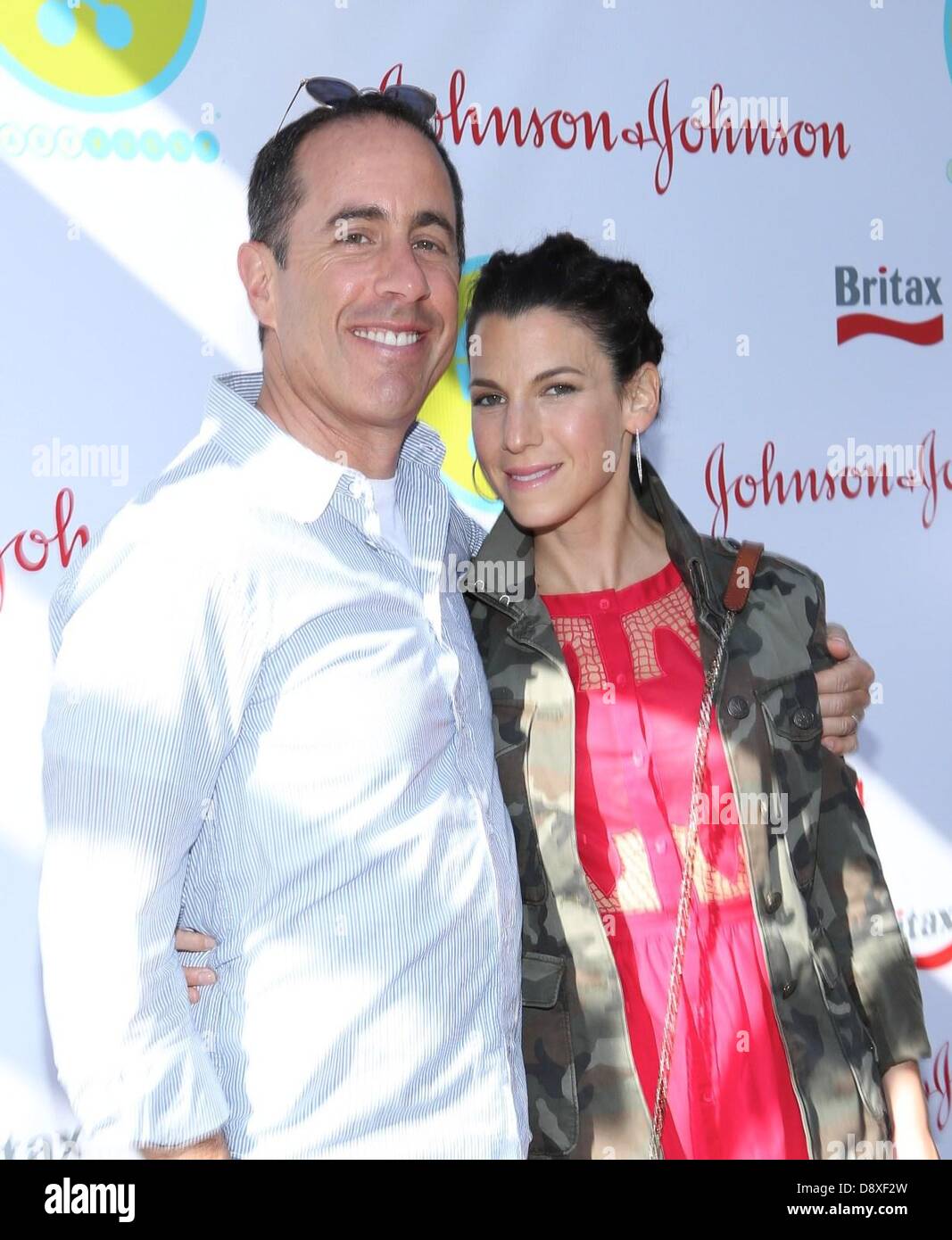 New York, USA. 5th June 2013. Jerry Seinfeld; Jessica Seinfeld at ...