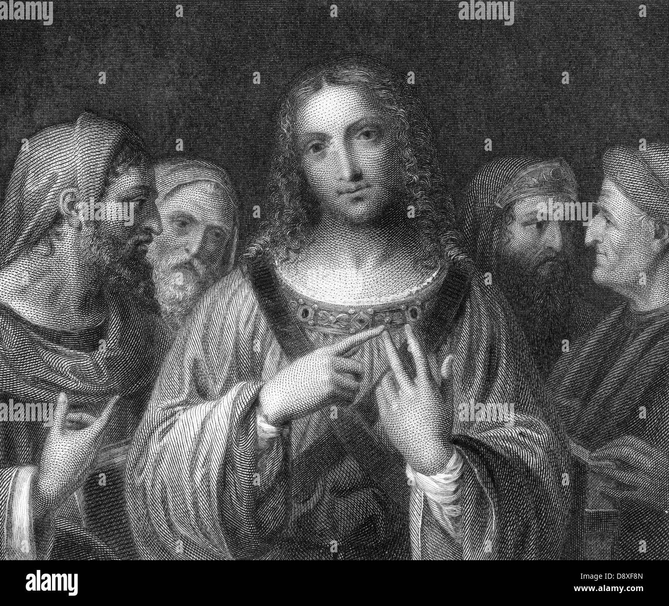 Christ Expounding the Law Stock Photo - Alamy