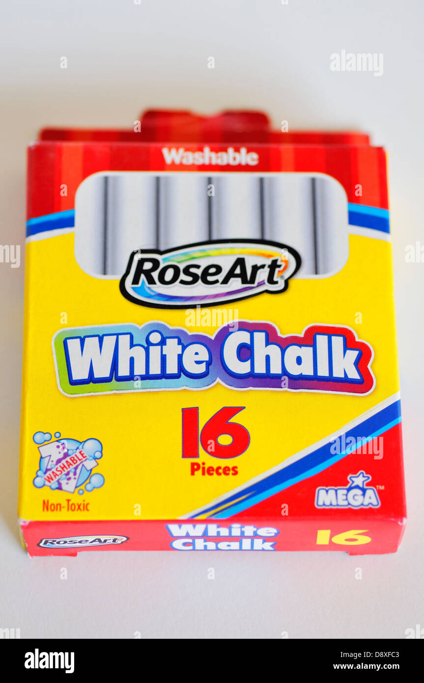 Box of chalk Stock Photo - Alamy