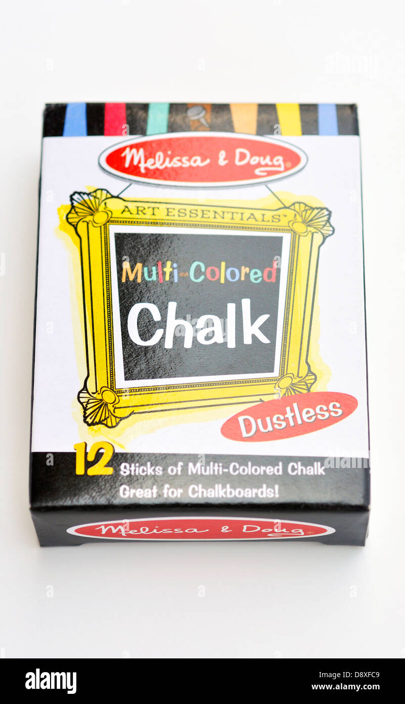 Box of chalk Stock Photo - Alamy