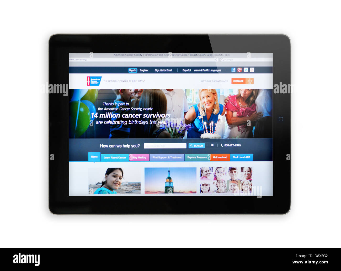 Cancer research website charity hi-res stock photography and images - Alamy