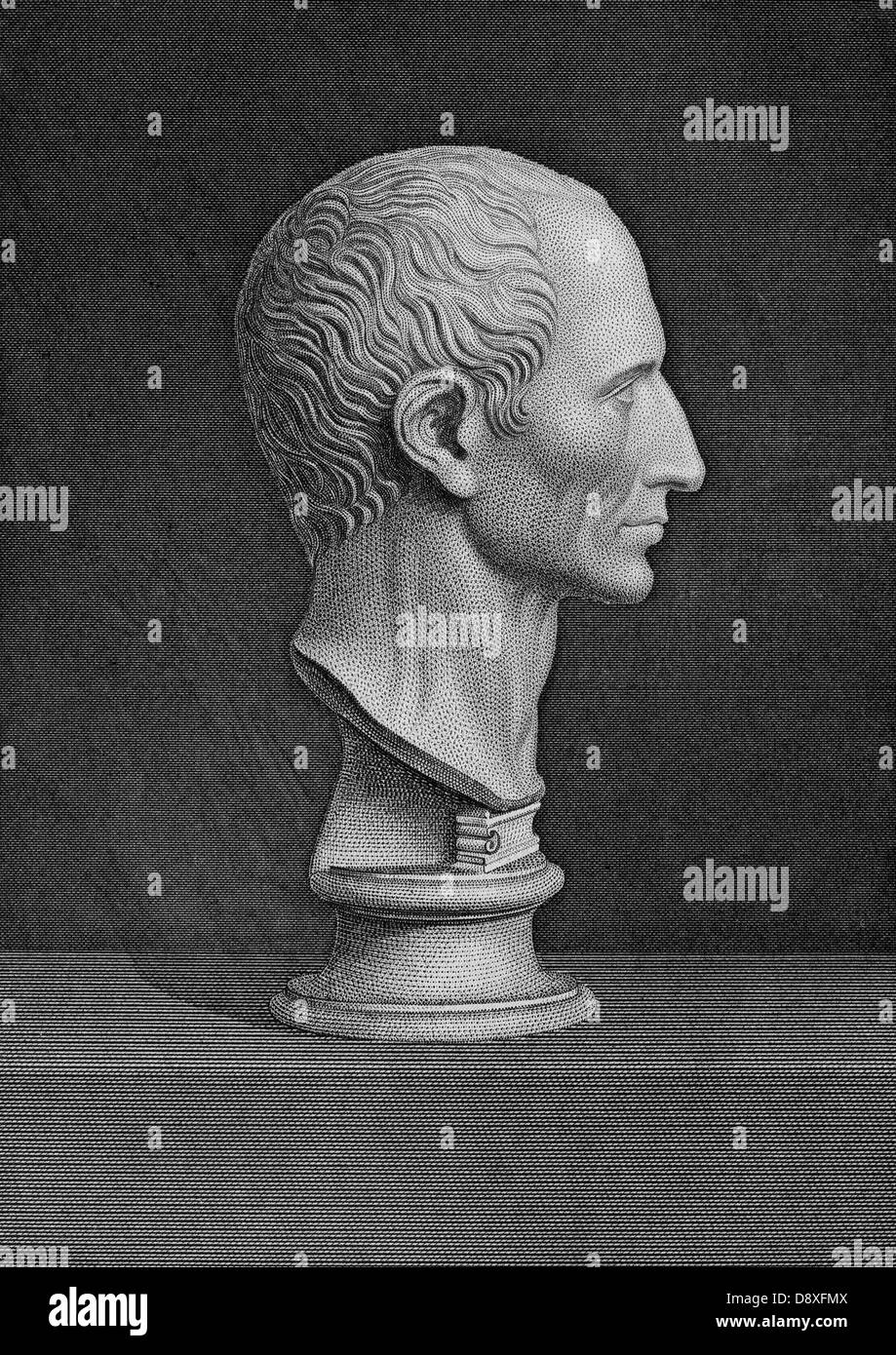 Roman Emperor Caesar's Bust Stock Photo - Alamy