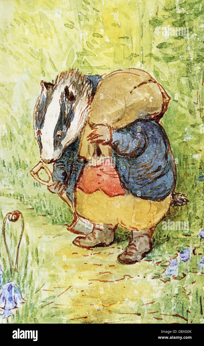 Beatrix Potter painting 1912 Stock Photo - Alamy
