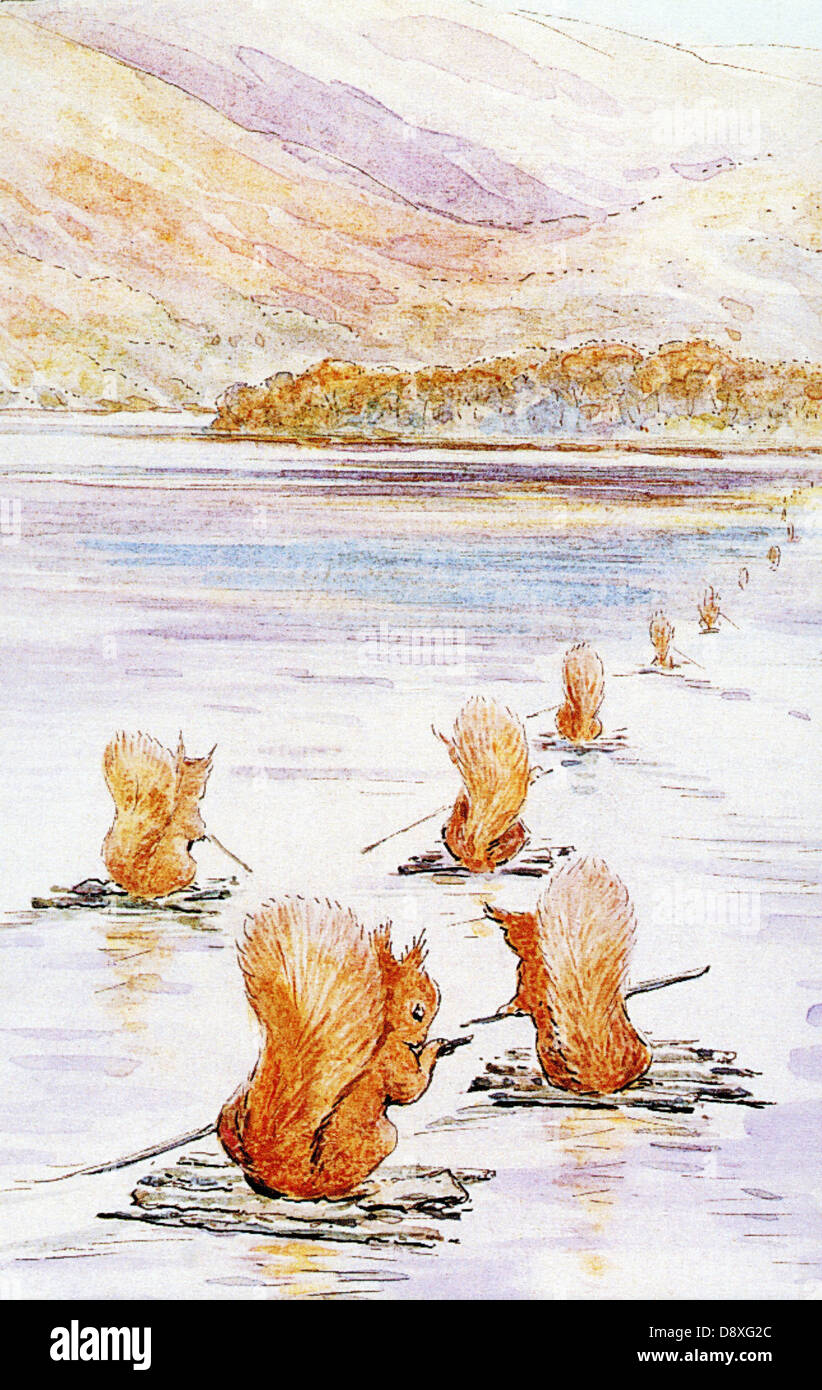 Beatrix Potter painting 1903 Stock Photo - Alamy