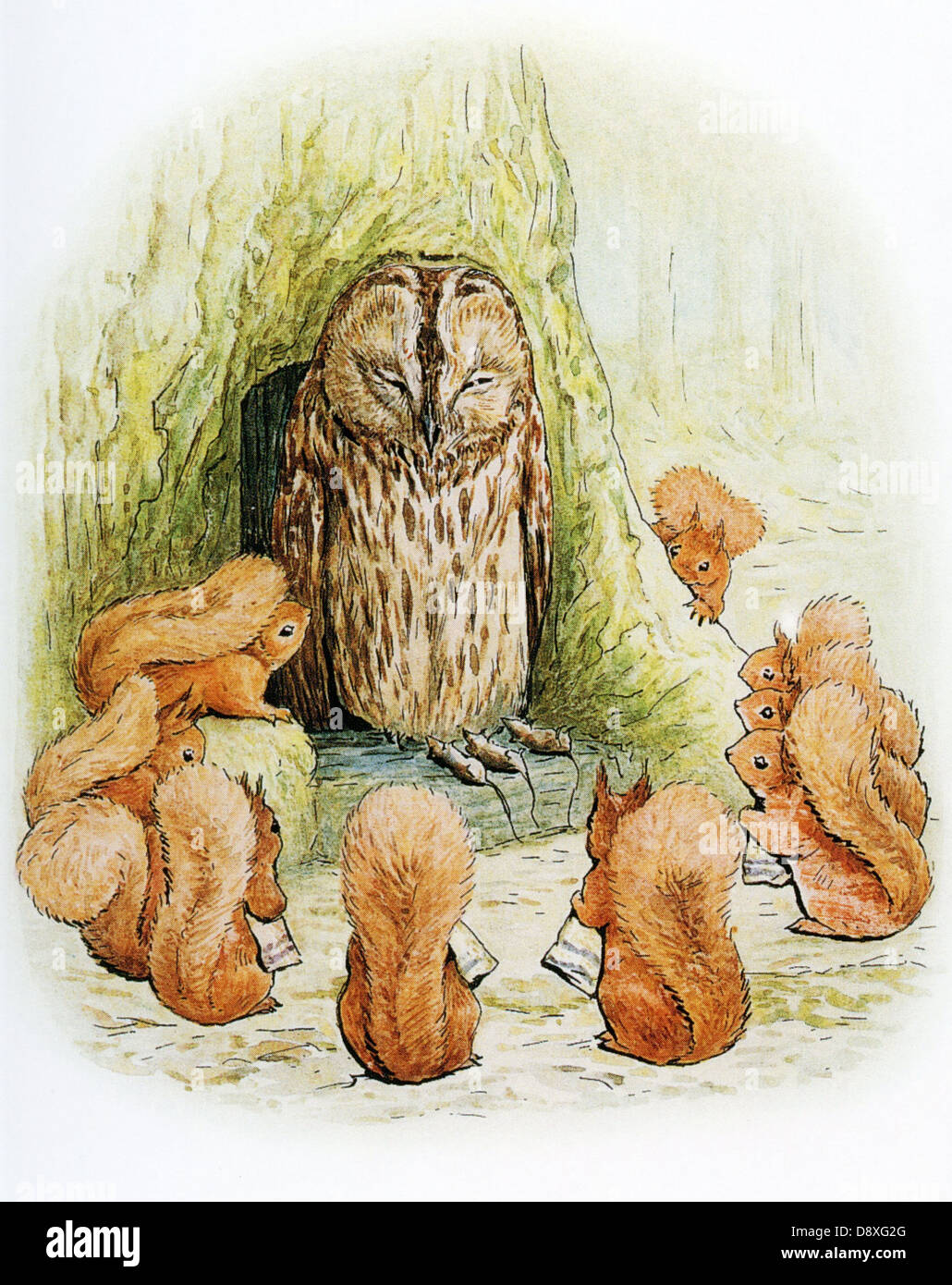 Beatrix Potter painting 1903 Stock Photo - Alamy